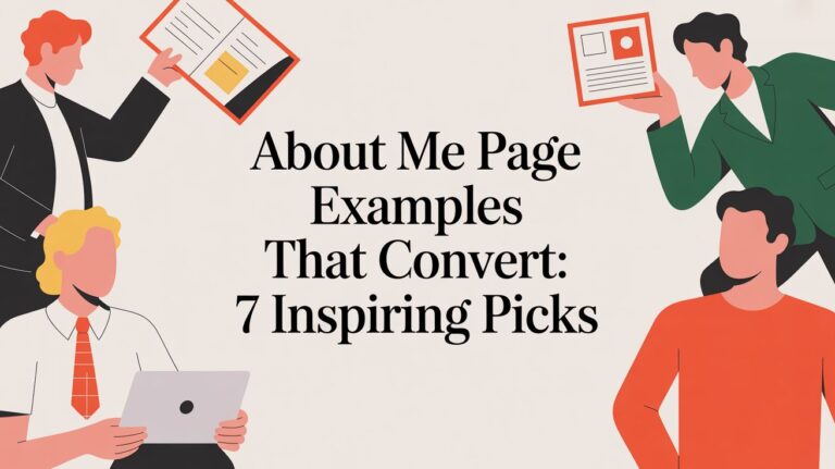 About Me Page Examples That Convert: 7 Inspiring Picks